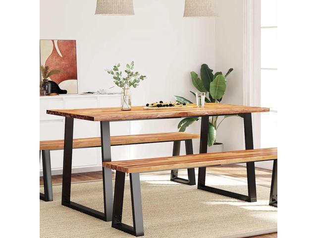 Click here for vidaXL Dining Table with Live Edge Dinner Table fo... prices
