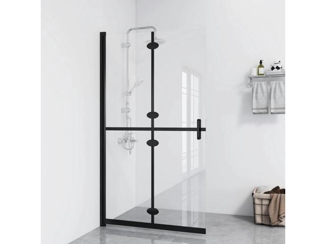 Click here for vidaXL Foldable Walk-in Shower Wall Enclosure Tran... prices