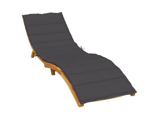 Click here for vidaXL Sun Lounger Cushion Melange Anthracite 100... prices