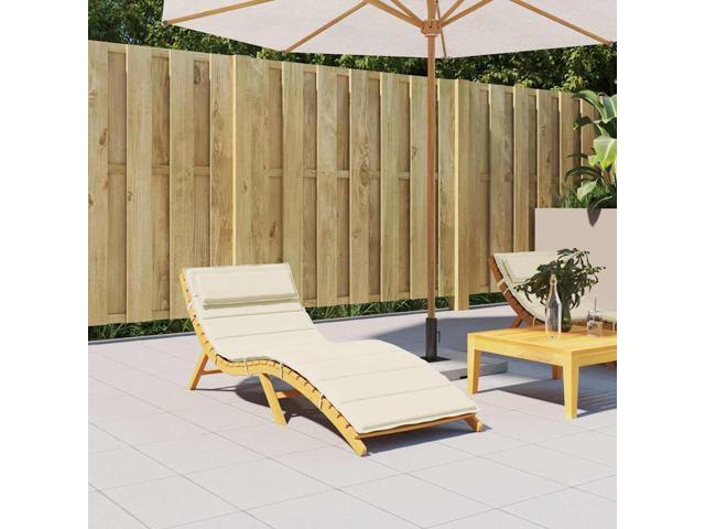 Click here for vidaXL Sun Lounger Cushion Cream prices