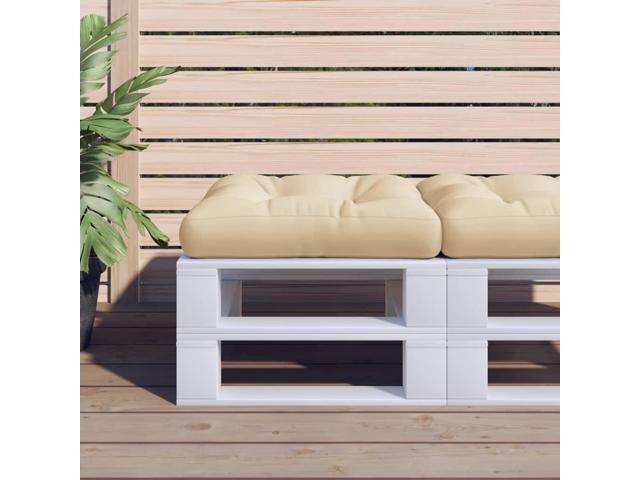 Click here for vidaXL Pallet Cushion Beige 100 polyester 23.6 in... prices