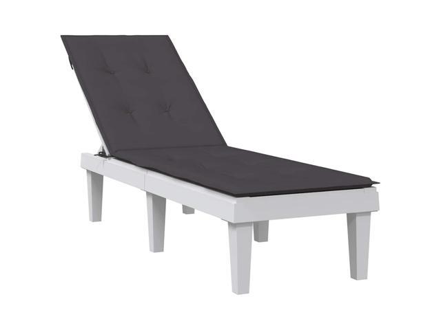 Click here for vidaXL Deck Chair Cushion Melange Anthracite 100 P... prices