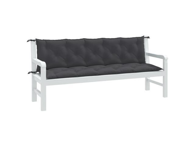 Click here for vidaXL Garden Bench Cushion Melange Anthracite 100... prices