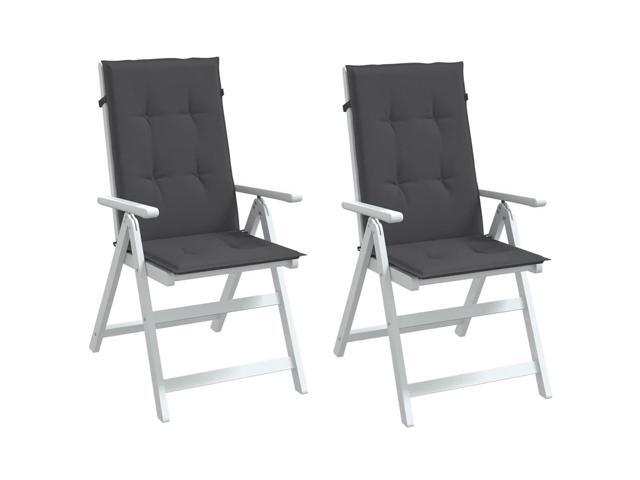 Click here for vidaXL Highback Chair Cushion Set of 2 Melange ant... prices