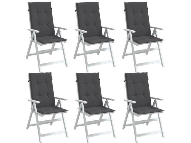 Click here for vidaXL Highback Chair Cushion Set of 6 Melange Ant... prices