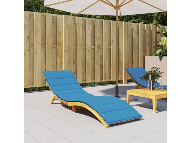 Click here for vidaXL Sun Lounger Cushion Blue 78.7x27.6x1.2 Fabr... prices