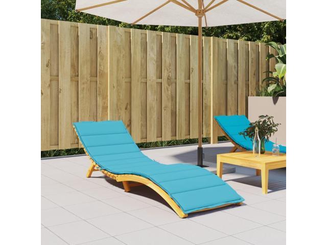 Click here for vidaXL Sun Lounger Cushion Turquoise Oxford fabric... prices