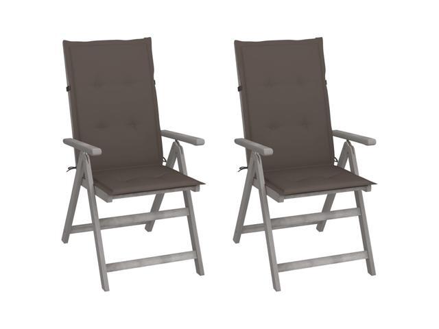 Click here for vidaXL Outdoor Recliner Chairs 2 Pcs Patio Chair w... prices