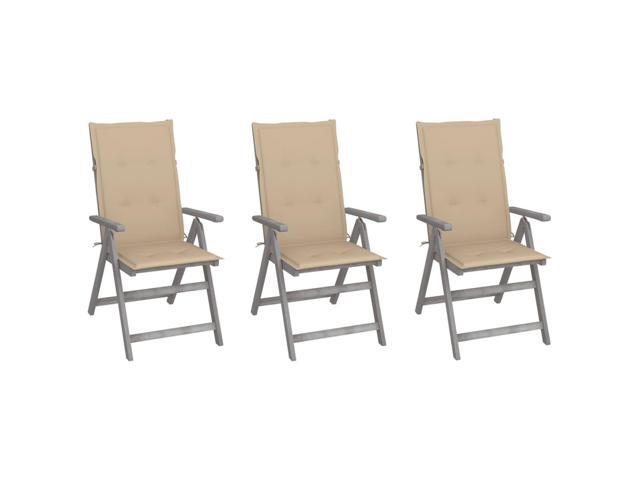 Click here for vidaXL Patio Reclining Chairs with Cushions Furnit... prices