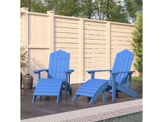 Click here for vidaXL Garden Chair Aqua blue HDPE (High Density P... prices