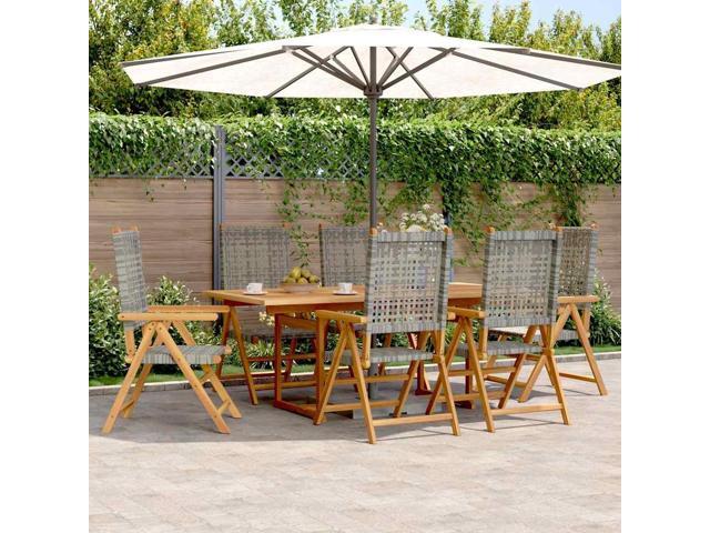 Click here for vidaXL Folding Garden Chair Set of 6 Teak Solid Te... prices
