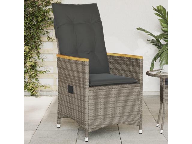 Click here for vidaXL Reclining Patio Chair with Cushions Outdoor... prices