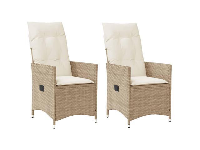 Click here for vidaXL Reclining Patio Chairs with Cushions Outdoo... prices