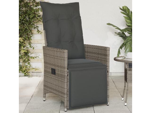 Click here for vidaXL Reclining Patio Chair with Cushions Outdoor... prices