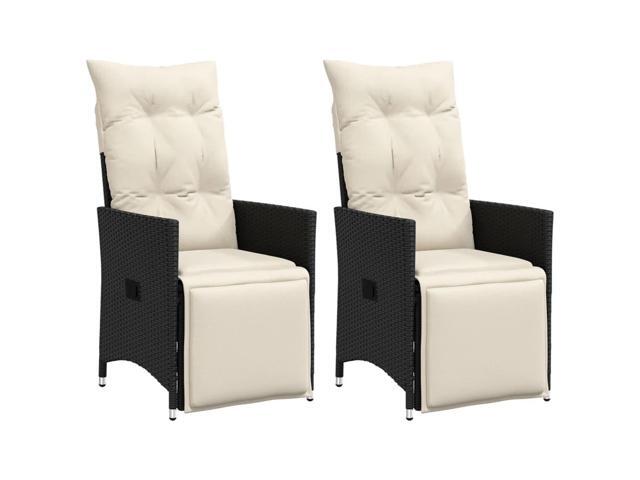 Click here for vidaXL Reclining Patio Chairs with Cushions Outdoo... prices