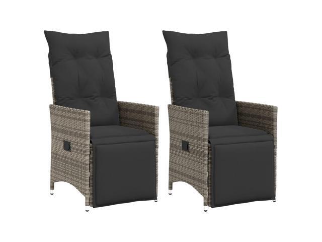 Click here for vidaXL Reclining Patio Chairs with Cushions Outdoo... prices