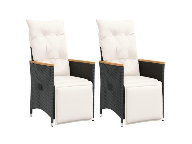 Click here for vidaXL Reclining Patio Chairs with Cushions Outdoo... prices