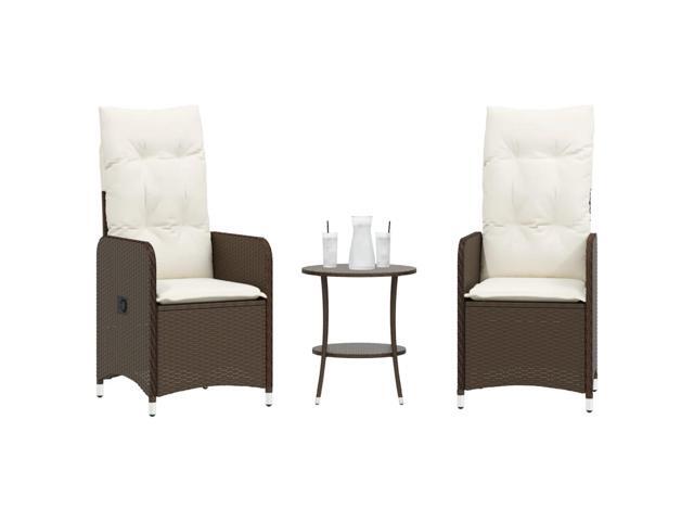 Click here for vidaXL Reclining Patio Chairs with Table Furniture... prices