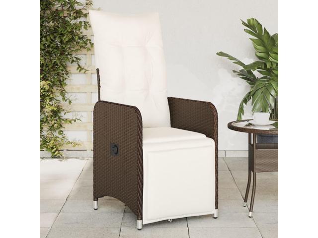 Click here for vidaXL Reclining Patio Chair with Cushions Outdoor... prices
