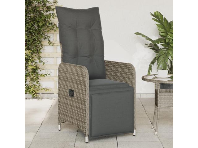 Click here for vidaXL Reclining Patio Chair with Cushions Outdoor... prices