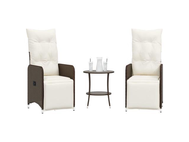 Click here for vidaXL Reclining Patio Chairs with Table Furniture... prices