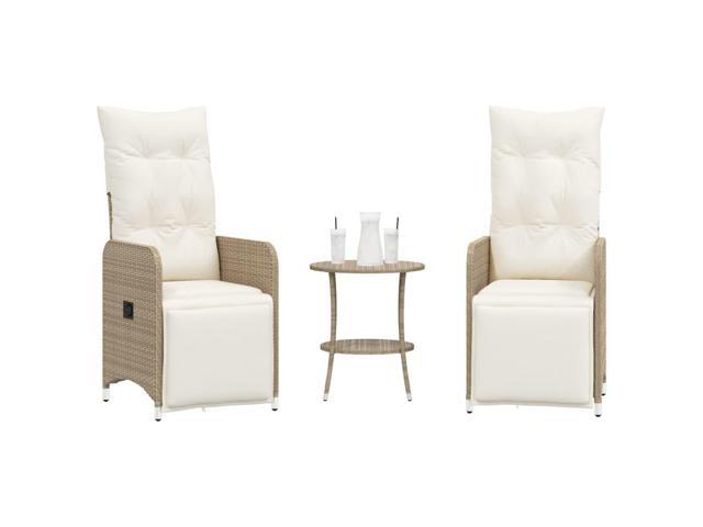Click here for vidaXL Reclining Patio Chairs with Table Furniture... prices