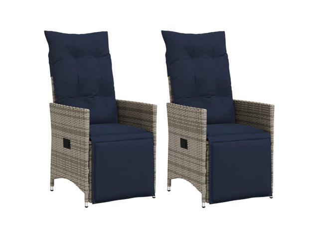 Click here for vidaXL Reclining Patio Chairs with Cushions Outdoo... prices