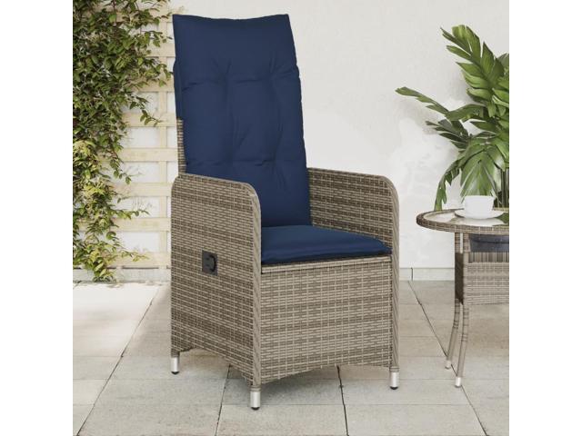Click here for vidaXL Reclining Patio Chair with Cushions Outdoor... prices