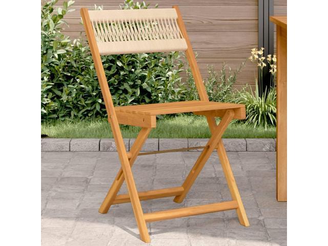 Click here for vidaXL Bistro Chair Set of 2 Beige prices