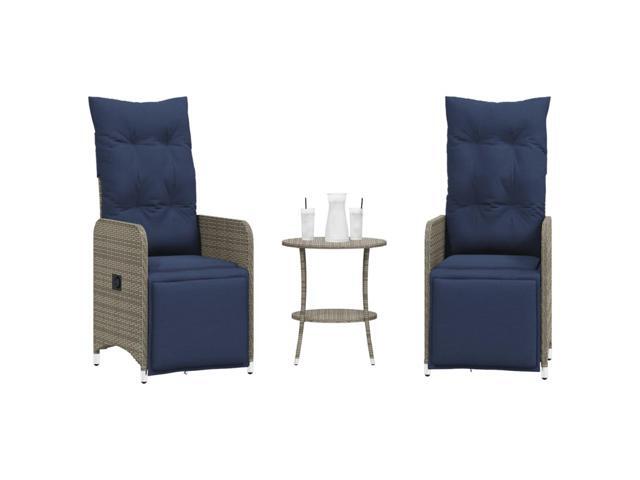 Click here for vidaXL Reclining Patio Chairs with Table Furniture... prices