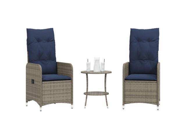 Click here for vidaXL Reclining Patio Chairs with Table Furniture... prices
