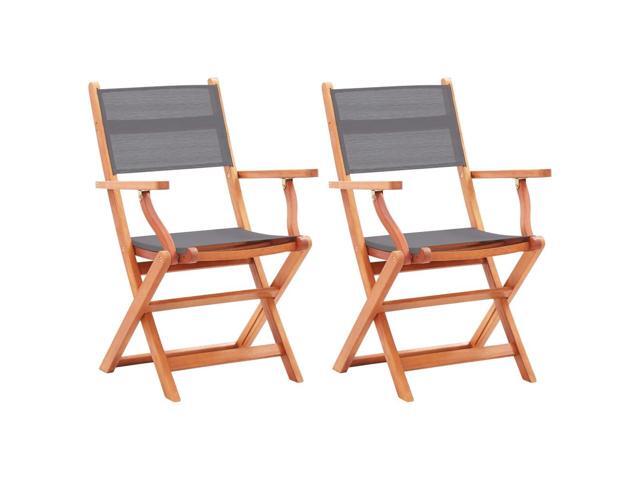 Click here for vidaXL Garden Chair Set of 2 Grey and Natural Soli... prices