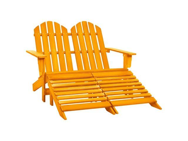 Click here for vidaXL Garden Chair Orange Solid fir wood Large De... prices