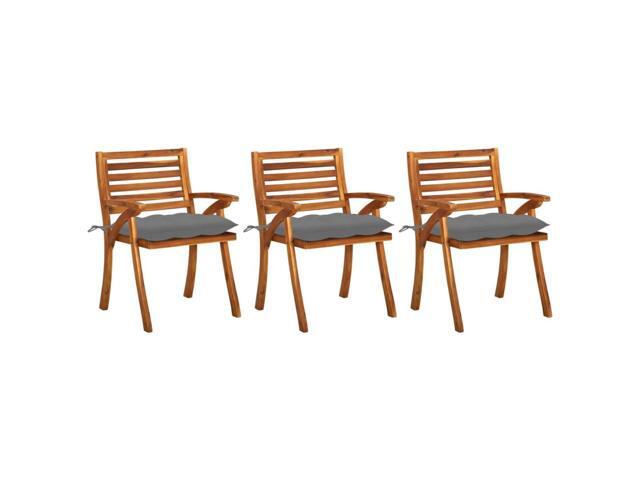Click here for vidaXL Patio Dining Chairs 3 Pcs Outdoor Chair wit... prices