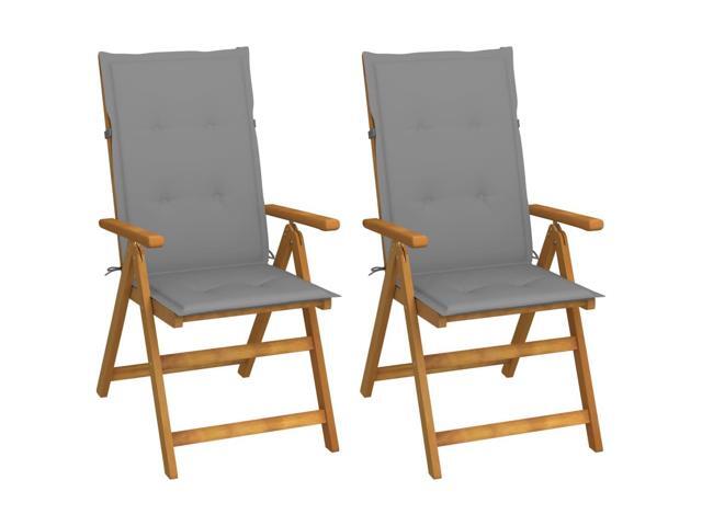 Click here for vidaXL Outdoor Recliner Chairs 2 Pcs Patio Chair w... prices