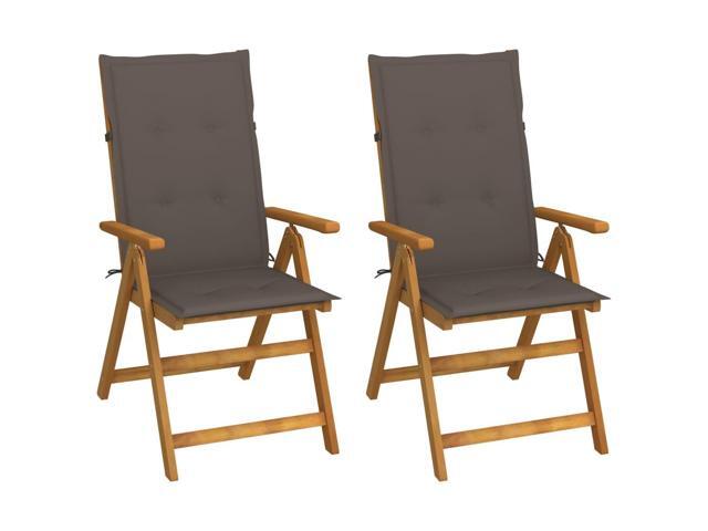 Click here for vidaXL Outdoor Recliner Chairs 2 Pcs Patio Chair w... prices