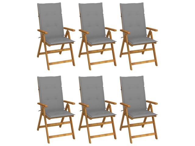 Click here for vidaXL Outdoor Recliner Chairs 6 Pcs Patio Chair w... prices