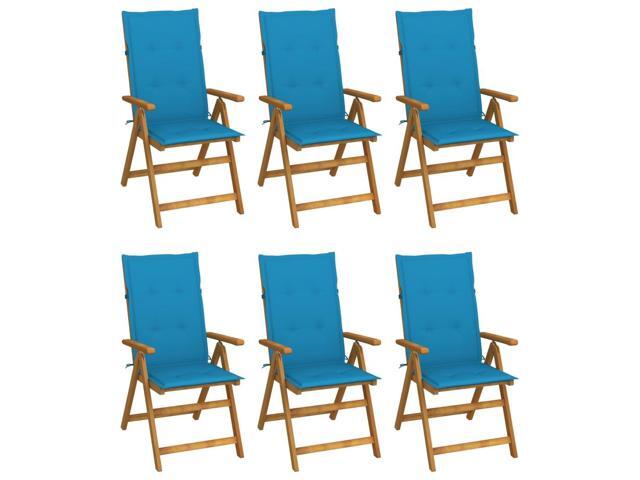 Click here for vidaXL Folding Patio Chairs with Cushions Garden S... prices