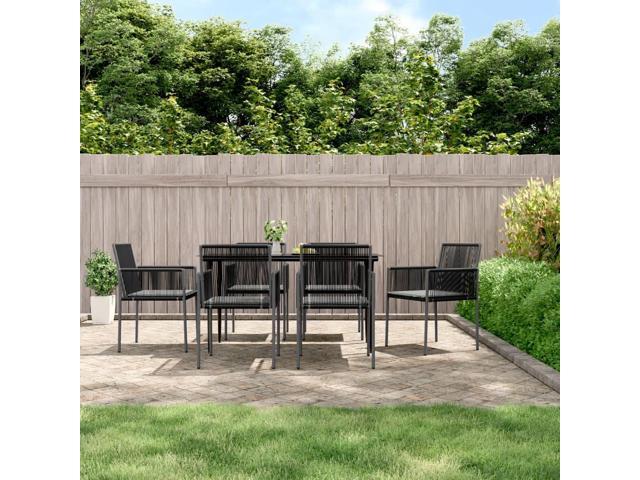 Click here for vidaXL Patio Chair 4 Pcs Outdoor Chair with Cushio... prices
