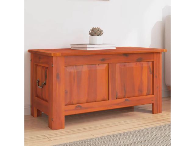 Click here for vidaXL Storage Chest Brown Solid acacia wood  engi... prices