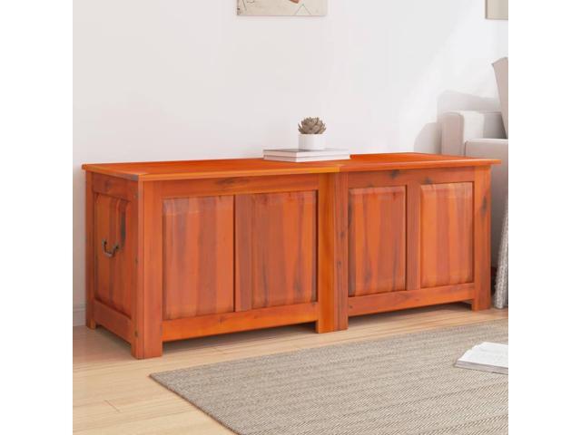 Click here for vidaXL Storage Chest Brown Solid acacia wood  engi... prices