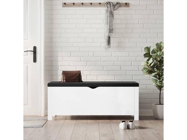 Click here for vidaXL Storage Box with Cushion Bench Organizer Li... prices