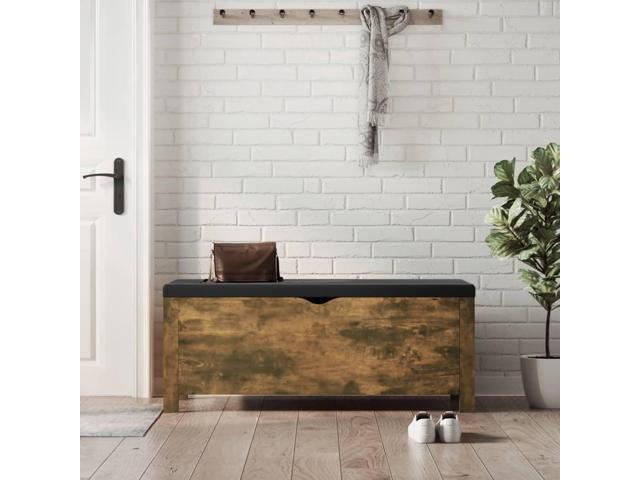 Click here for vidaXL Storage Box with Cushion Bench Organizer Li... prices