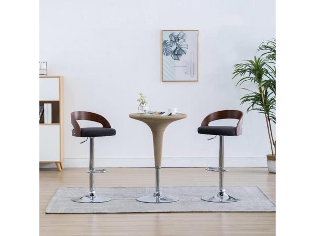 Click here for vidaXL Bar Stools Swivel Counter Chair 2 Pcs Dark... prices