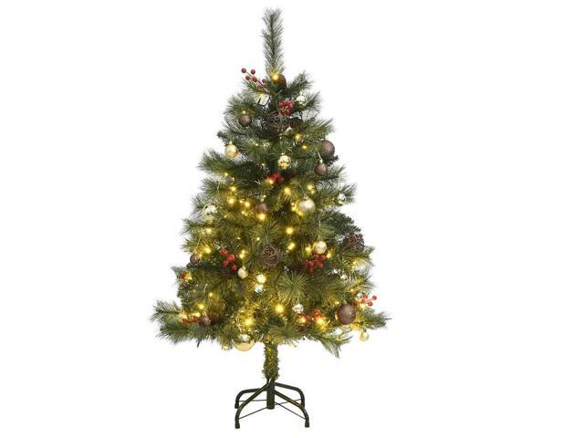 Click here for vidaXL Artificial Hinged Christmas Tree 150 LEDs &... prices