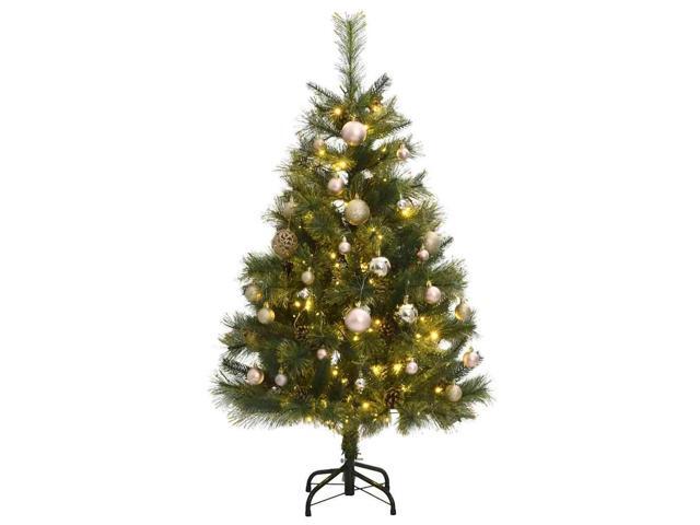 Click here for vidaXL Artificial Hinged Christmas Tree 150 LEDs a... prices
