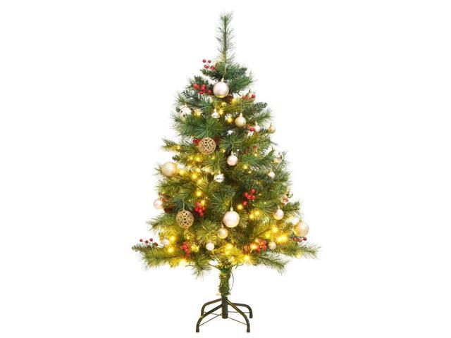 Click here for vidaXL Artificial Hinged Christmas Tree 150 LEDs a... prices