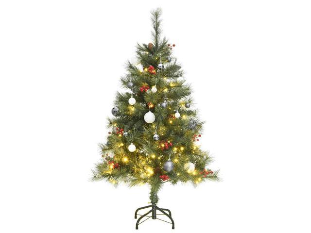 Click here for vidaXL Artificial Hinged Christmas Tree 150 LEDs a... prices