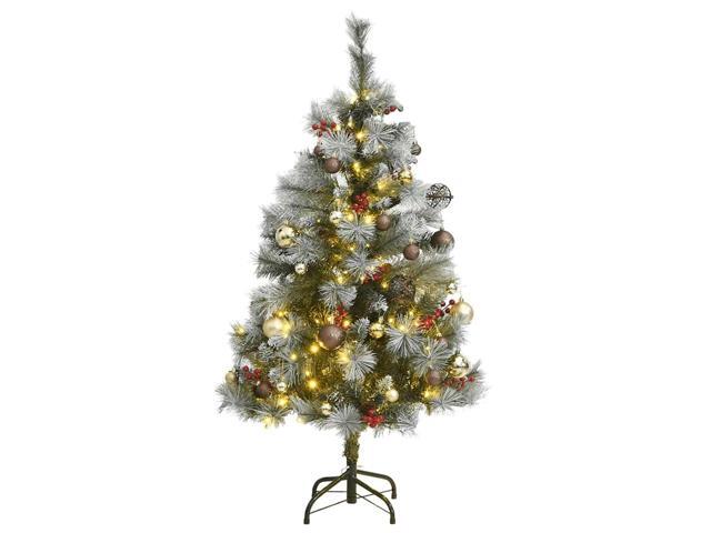 Click here for vidaXL Artificial Hinged Christmas Tree 150 LEDs a... prices