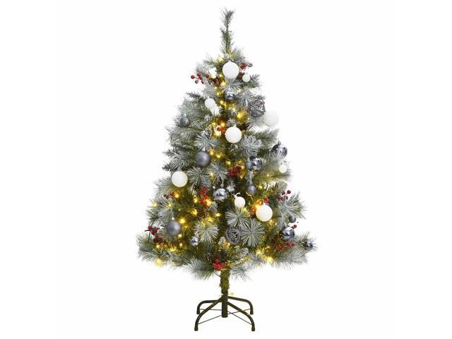 Click here for vidaXL Artificial Hinged Christmas Tree 150 LEDs a... prices